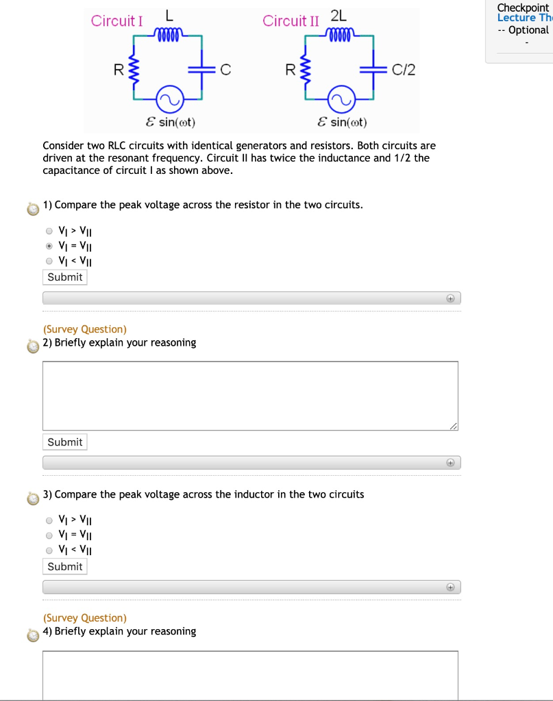 Solved Checkpoint Lecture Th Circuit I CircuitI 2L - | Chegg.com