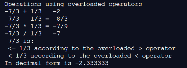 Solved Specifications: Create a class called RationalNumber | Chegg.com
