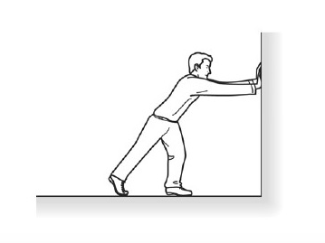 Solved A person is leaning against a wall as shown in | Chegg.com