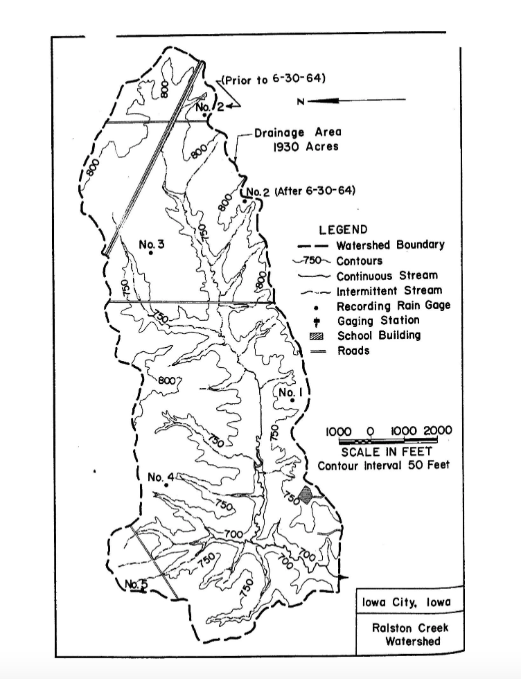Solved Unit Hydrograph Analysis for Ralston Creek near Iowa | Chegg.com