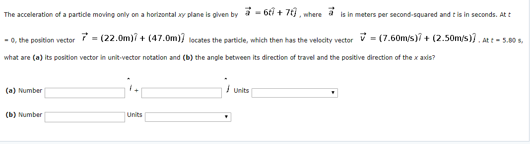 Solved The acceleration of a particle moving only on a | Chegg.com