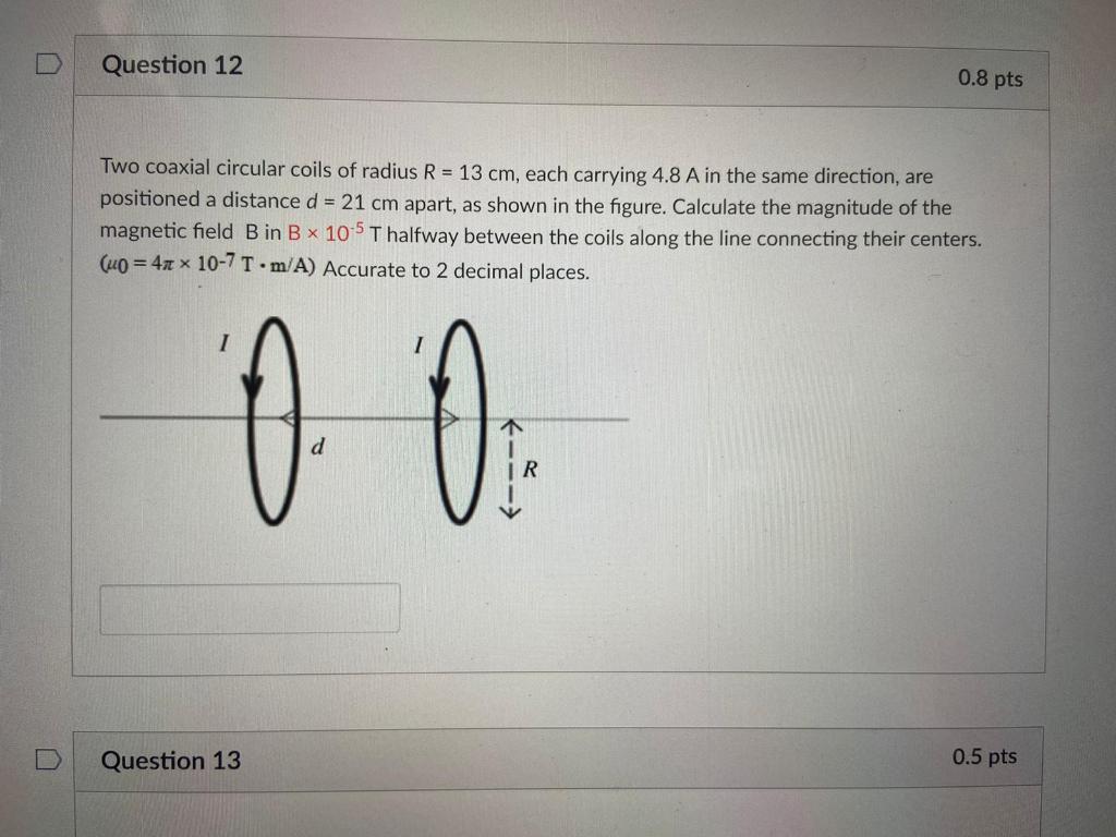 Solved Question 7 1 pts A rigid rectangular loop, which | Chegg.com