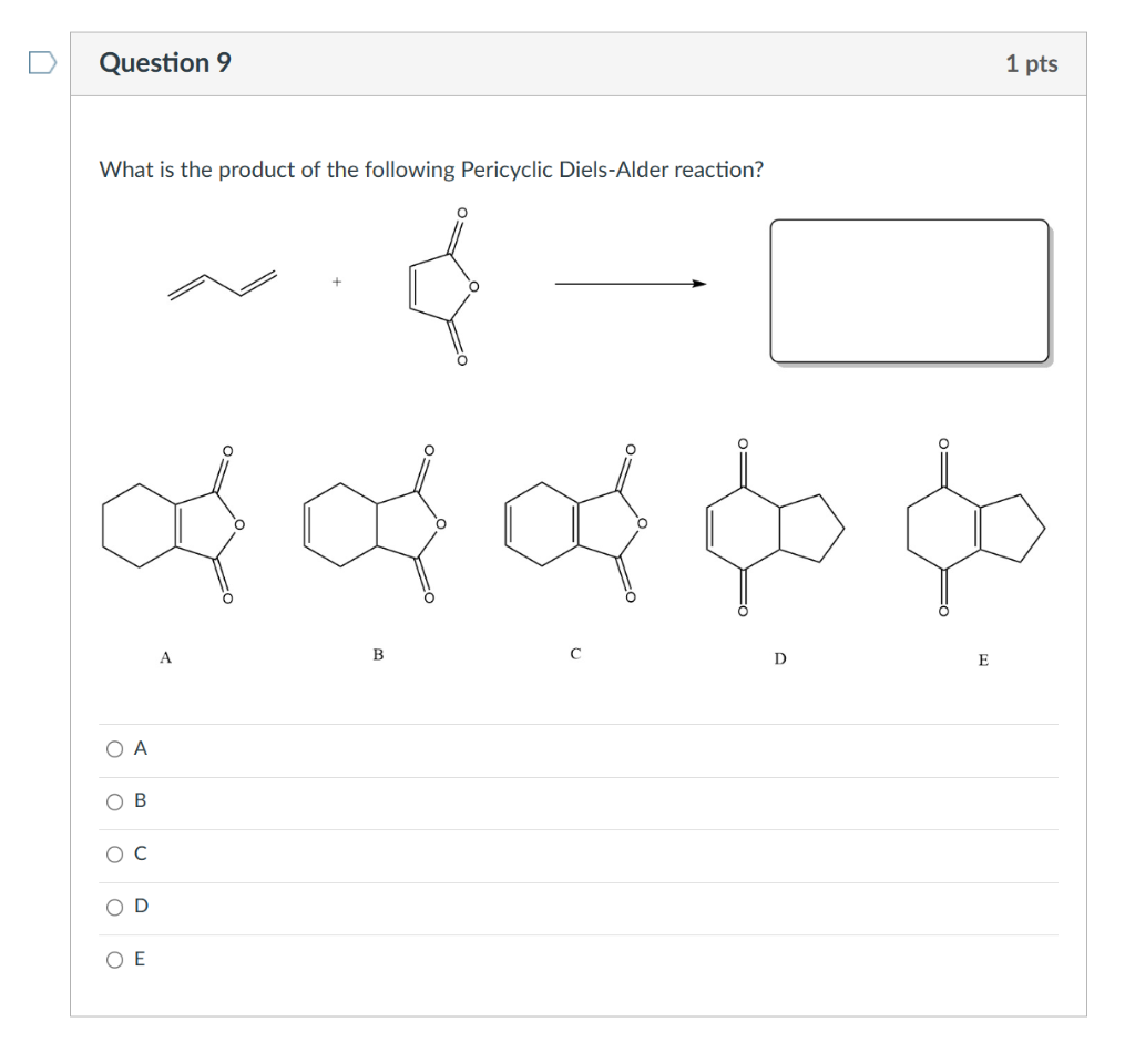 Solved What is the product of the following Pericyclic | Chegg.com