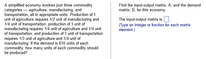 Solved A simplified economy involves just three commodity | Chegg.com