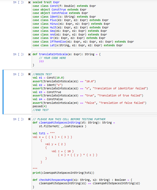 Solved In this problem, we will translate Lettuce programs | Chegg.com