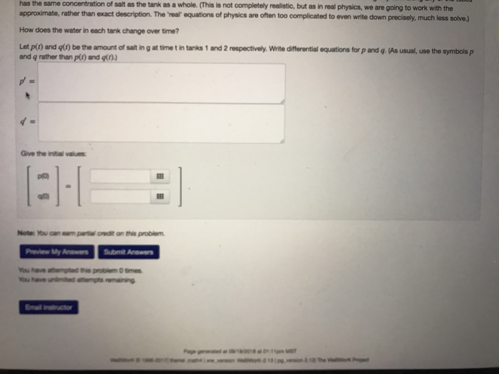 Solved Section 7 1 Introduction First Order Systems Problem