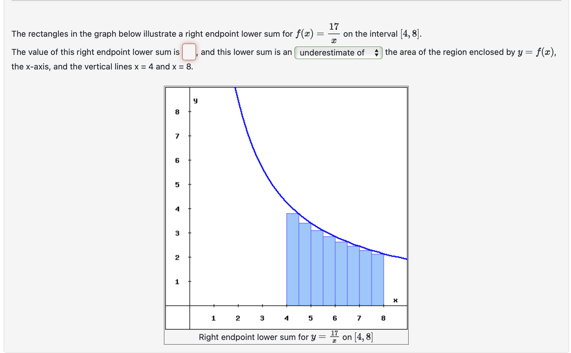 Solved The rectangles in the graph below illustrate a right | Chegg.com