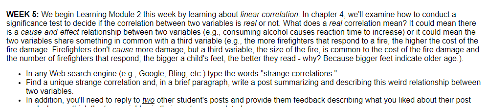 Solved WEEK 5: We begin Learning Module 2 this week by | Chegg.com