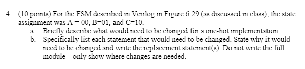 Solved module simple (Clock, Resetn, w, z); input Clock, | Chegg.com