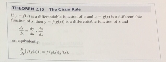 Solved Prove the chain rule using the definition of | Chegg.com