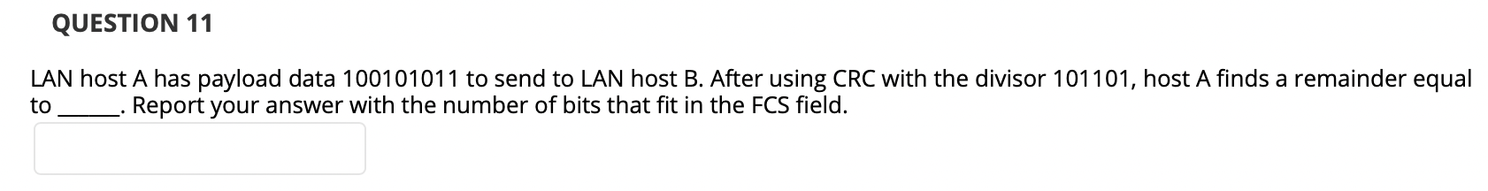 Solved LAN host A has payload data 100101011 to send to LAN | Chegg.com