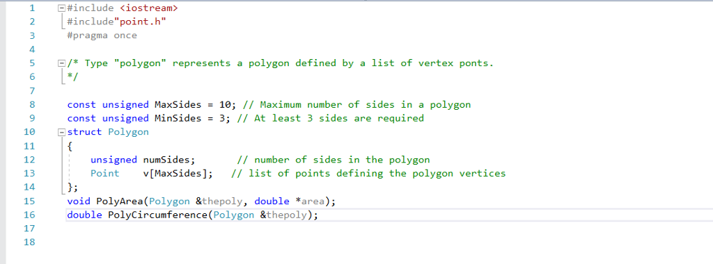 Solved This is the PolyArea function, I don't understand why | Chegg.com