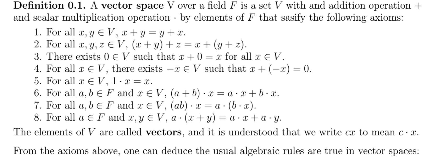 Solved Problem 8. Let V = R2 and define addition of elements | Chegg.com