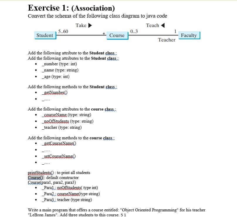 Solved Exercise 1: (Association) Convert the schema of the | Chegg.com