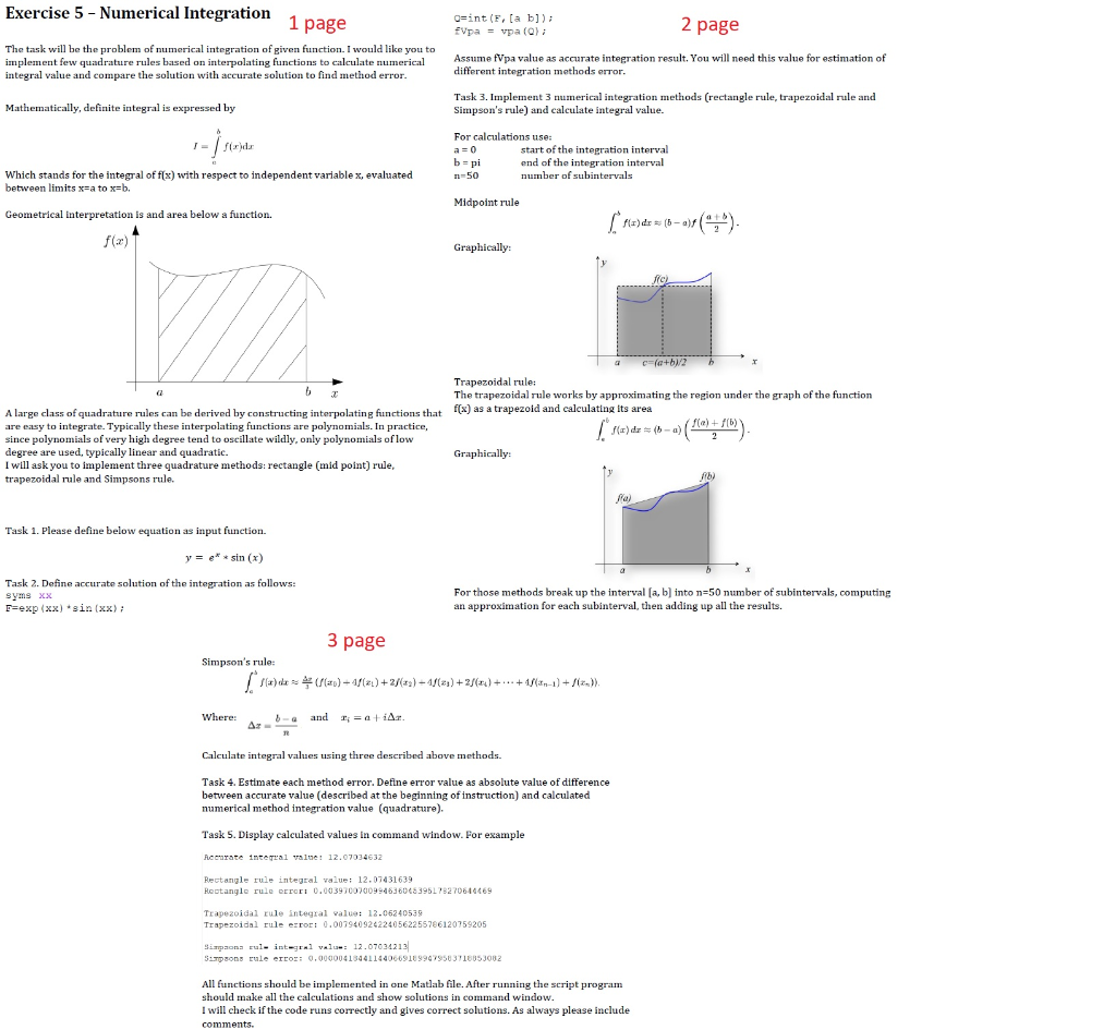 Solved Hello, I have got a problem with writting a matlab | Chegg.com