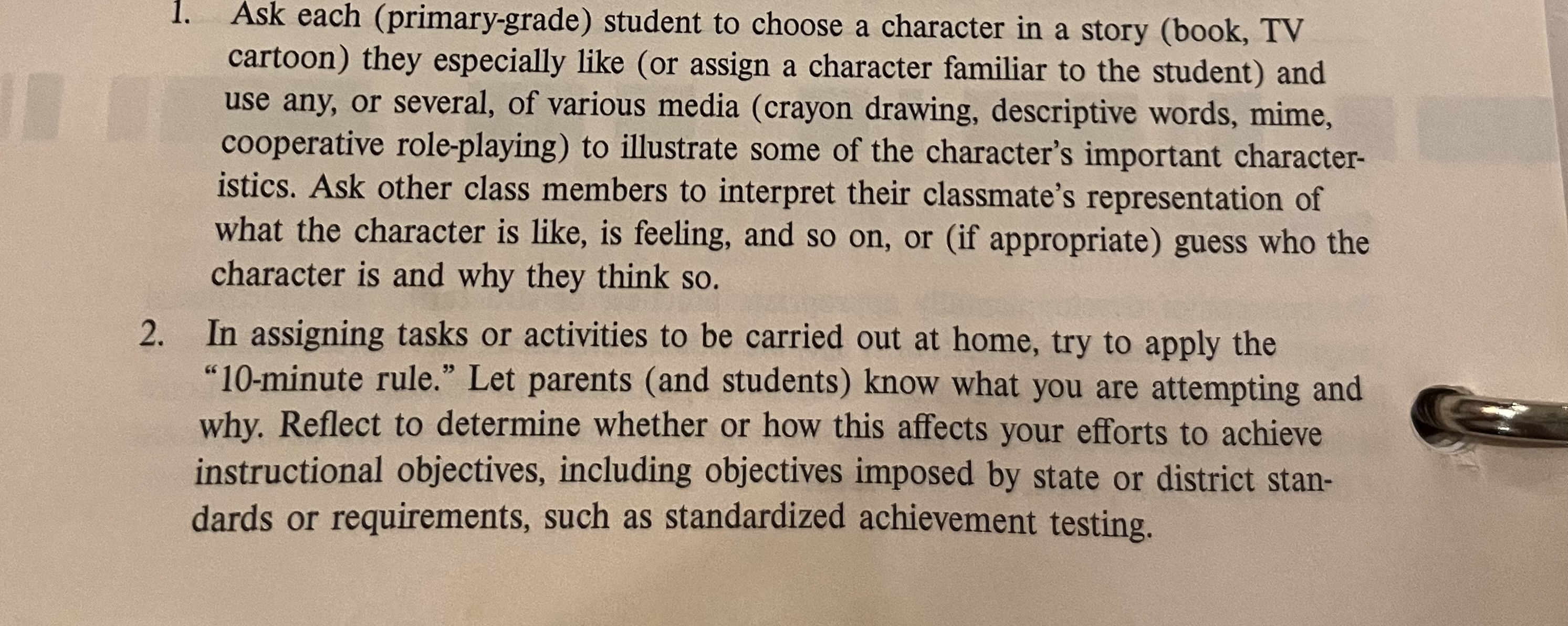 Solved 1. Ask each (primary-grade) student to choose a | Chegg.com