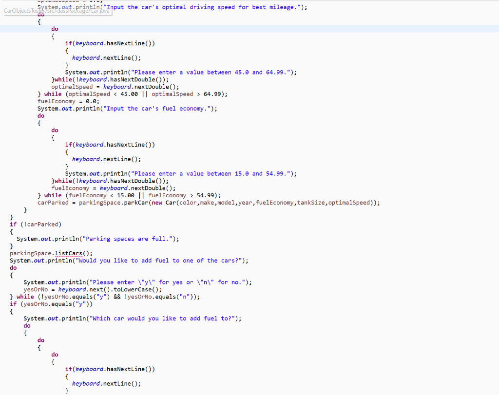Solved Part2. After you are comfortable with the Car class, | Chegg.com