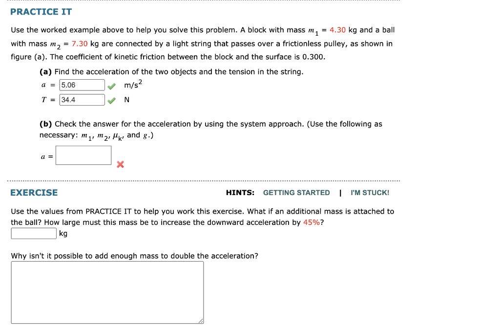 Solved PRACTICE IT Use the worked example above to help you | Chegg.com