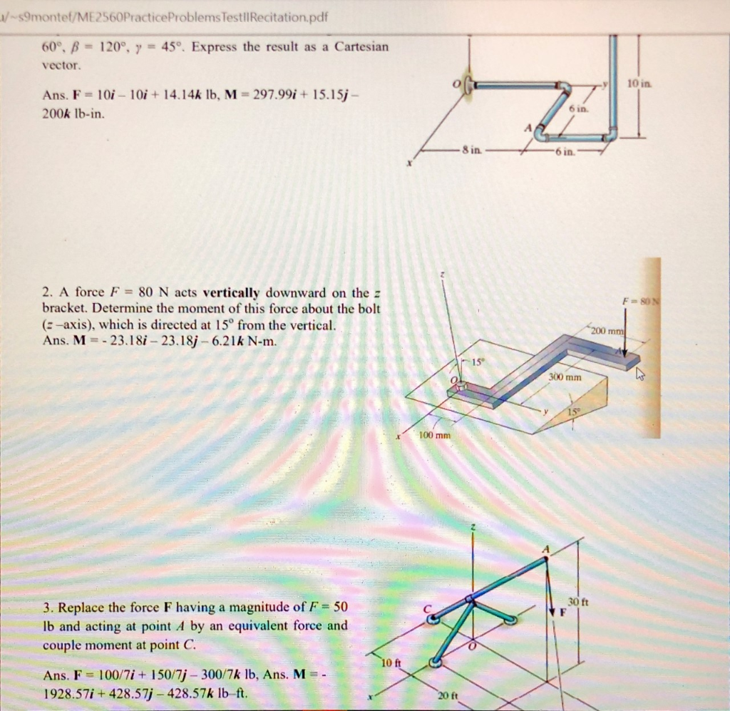 moment d'un couple de force
