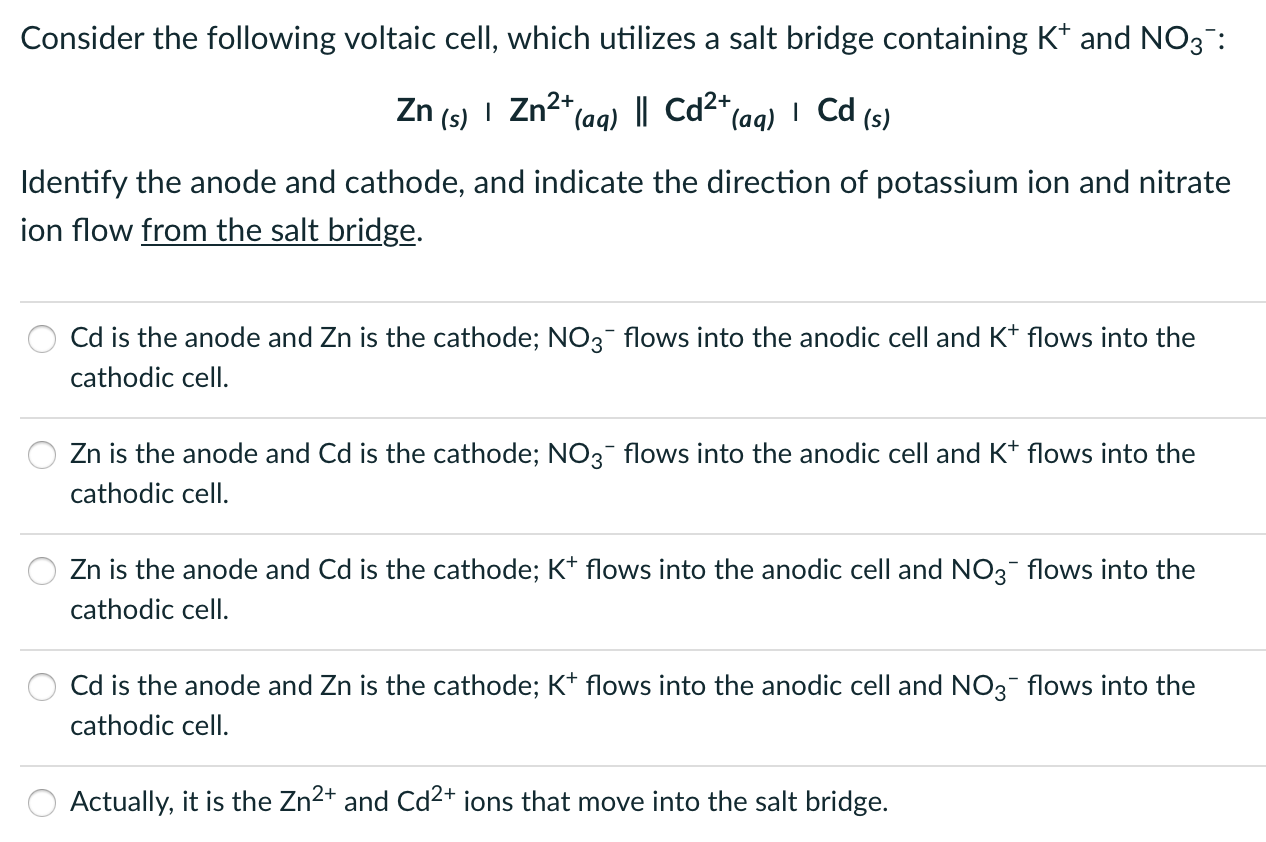 Solved Determine the value of Ecell (25°C) for the following | Chegg.com