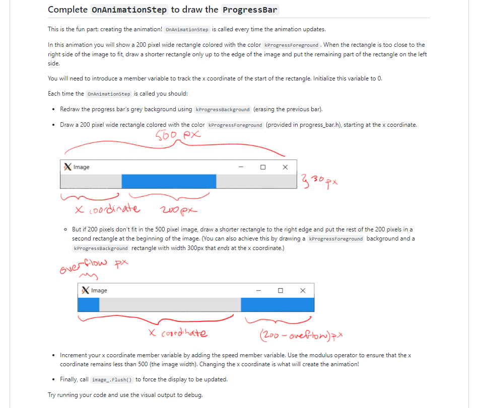 Indeterminate Progress Bar You will create an | Chegg.com