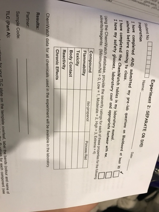 Solved I have completed AND submitted my pre-lab questions | Chegg.com