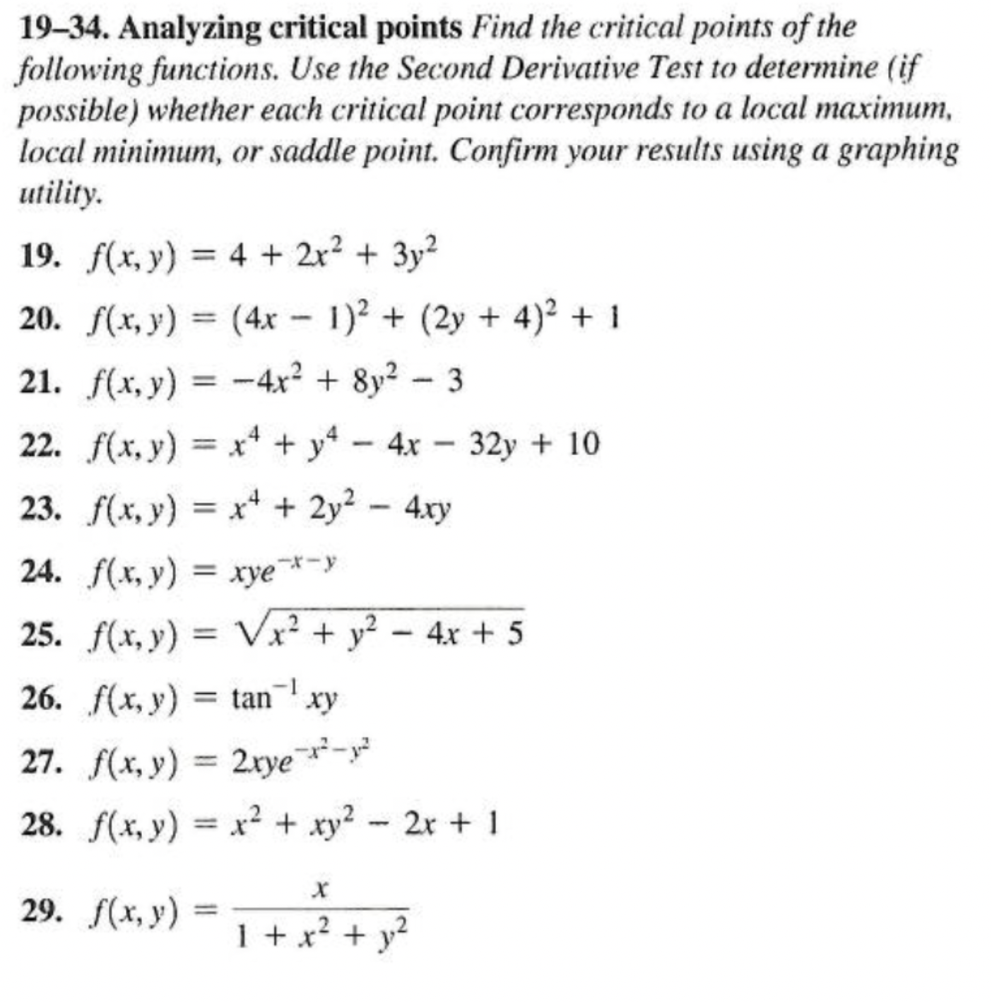 Solved 27. ﻿Analyzing critical points Find the critical | Chegg.com
