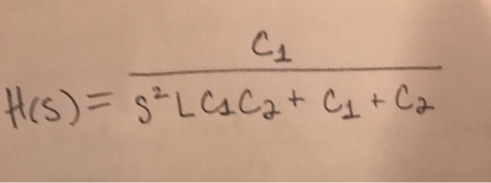 Solved The following circuit shows a CLC filter which is | Chegg.com