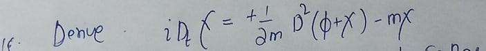 Solved Denue in (= 1 m B (8X) - mx ne | Chegg.com