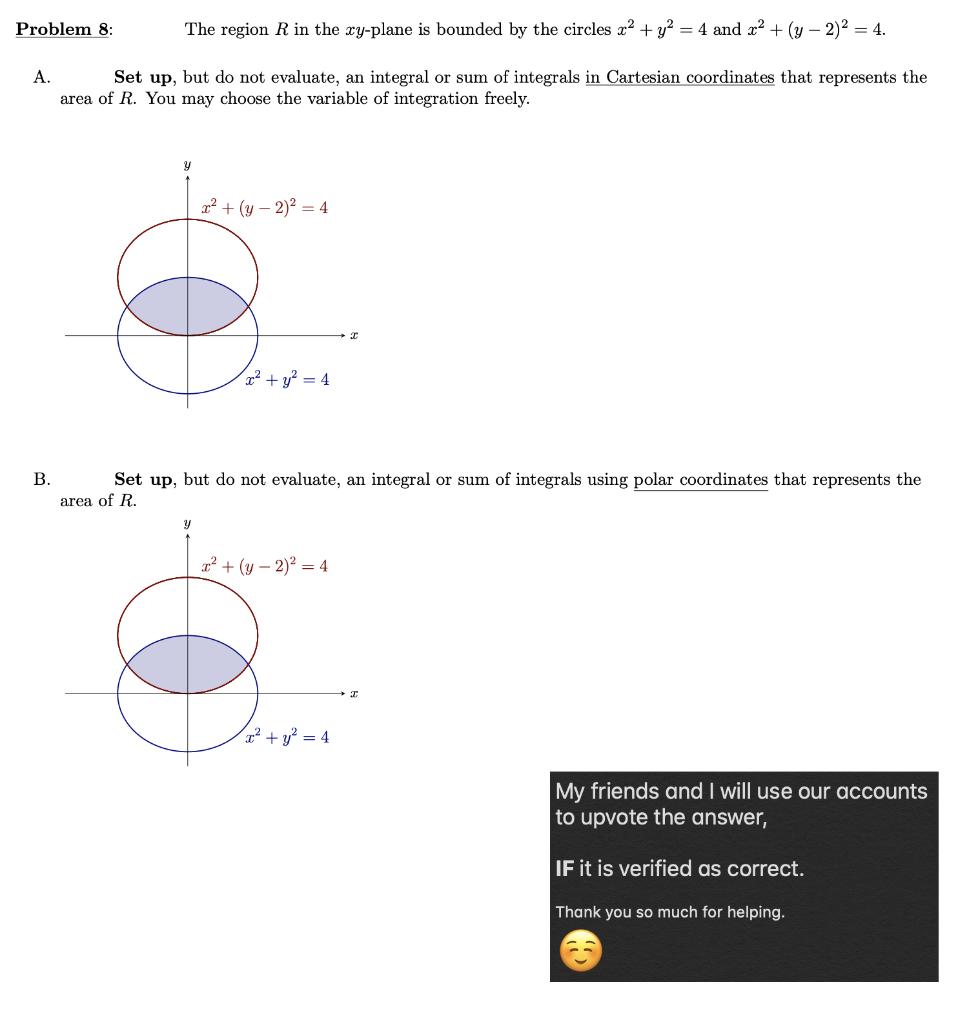 Solved Problem 8: The region R in the xy-plane is bounded by | Chegg.com