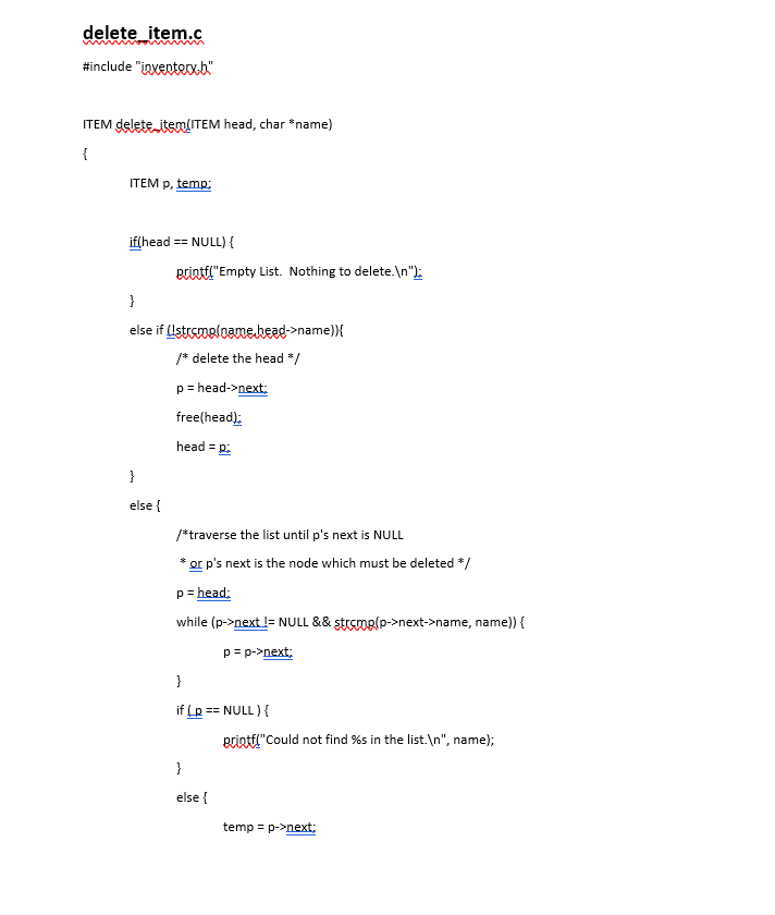 Solved This program is a linked list of items in a store. | Chegg.com