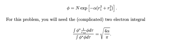 Solved Carry out a variational calculation for the Helium | Chegg.com