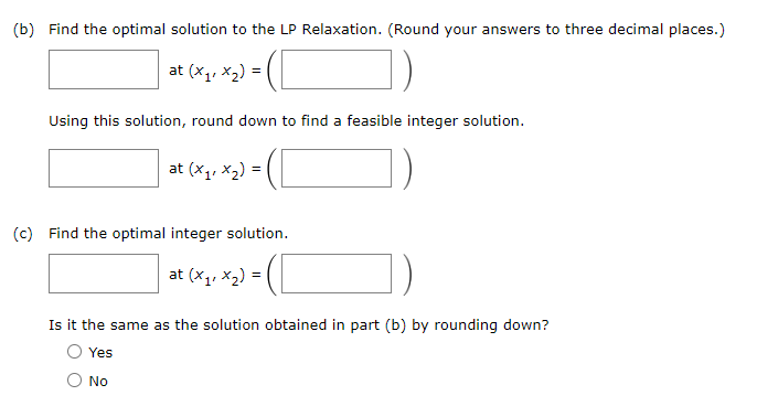 Solved Consider the following all-integer linear program. | Chegg.com