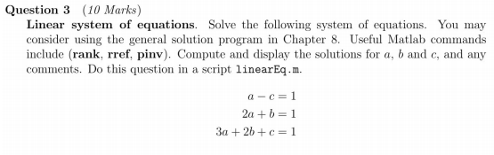 Solved I Need Proper Working Matlab Code For This Question 