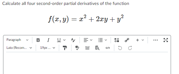 Solved Calculate all four second-order partial derivatives | Chegg.com