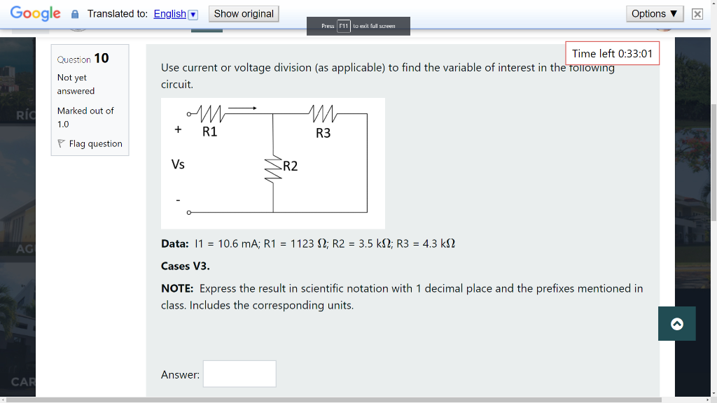 Solved Google Translated to: English Show original Options X | Chegg.com