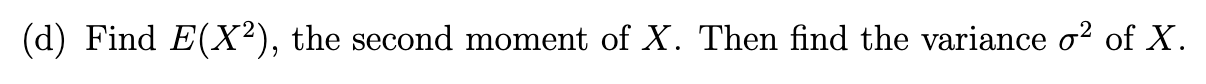 Solved 2. Let X be a continuous random variable with pdf | Chegg.com