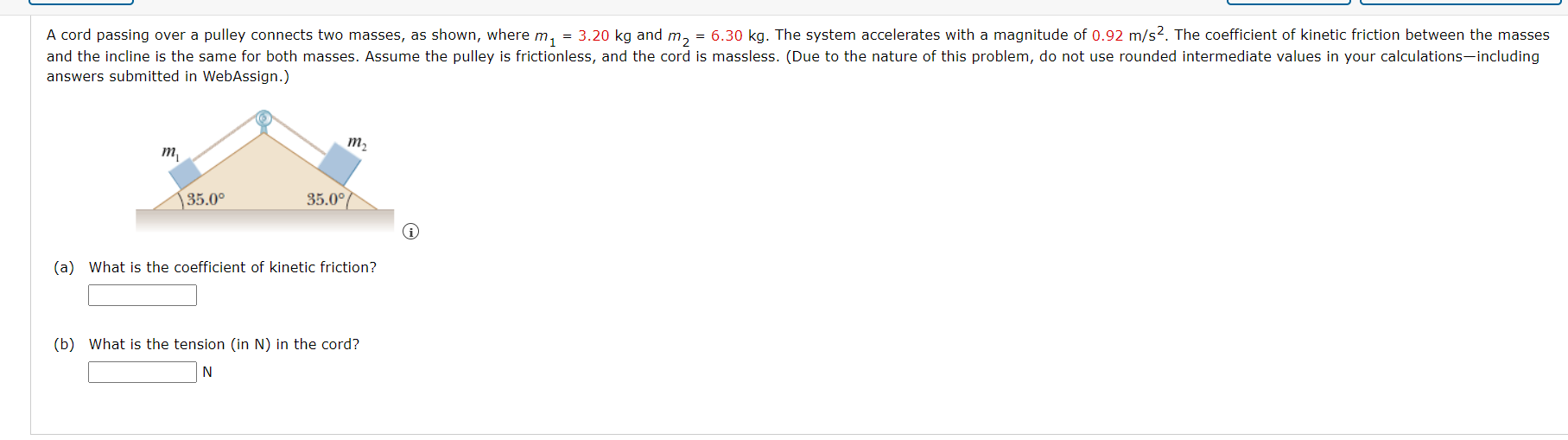 Solved answers submitted in WebAssign.) (a) What is the | Chegg.com