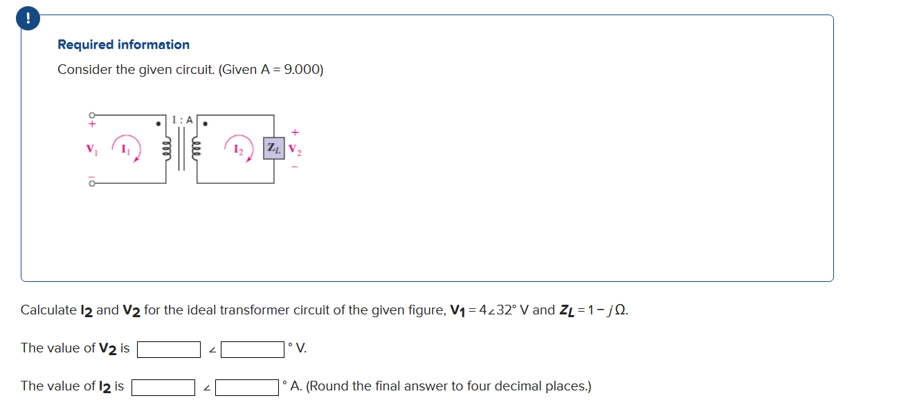 Solved Required informationConsider the given circuit. | Chegg.com