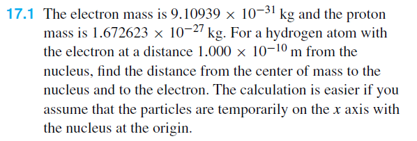 Solved 7.1 The electron mass is 9.10939×10−31 kg and the | Chegg.com