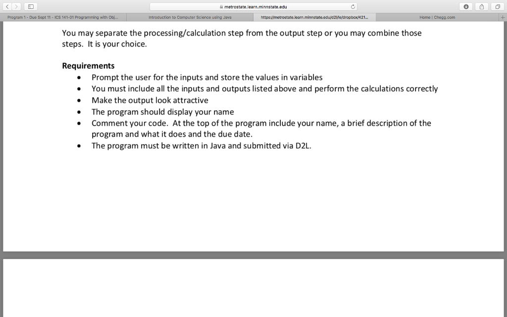 Solved java only | Chegg.com