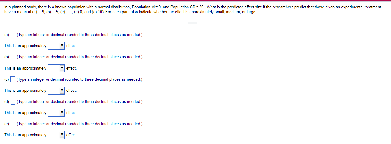 Solved have a mean of (a) -9 , (b) -5 , (c) -1 , (d) 0 , and | Chegg.com