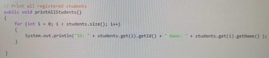 Solved import java.util.ArrayList; import | Chegg.com
