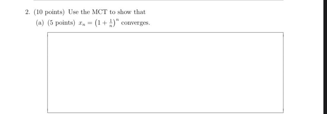 Solved (b) (5 points) The series ∑n=∞n21 converges. Hint: | Chegg.com