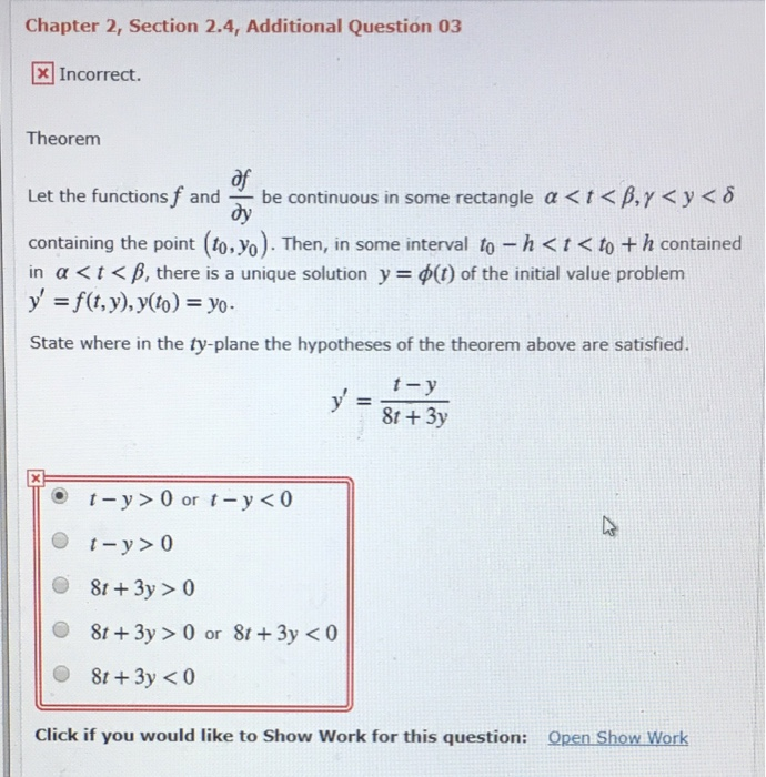 Solved Chapter 2, Section 2.4, Additional Question 03 | Chegg.com