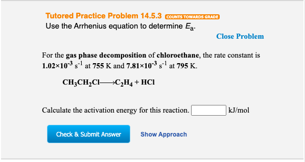 Solved Tutored Practice Problem 14.5.2 COUNTS TOWARDS GRADE | Chegg.com