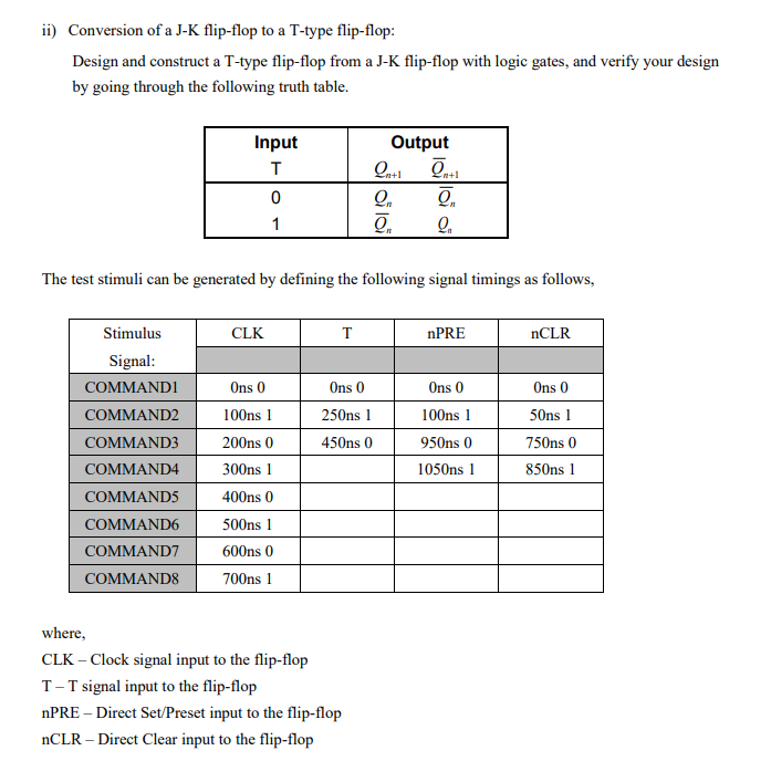Solved 4. Conversion of Flip-flops i) Conversion of a J-K | Chegg.com