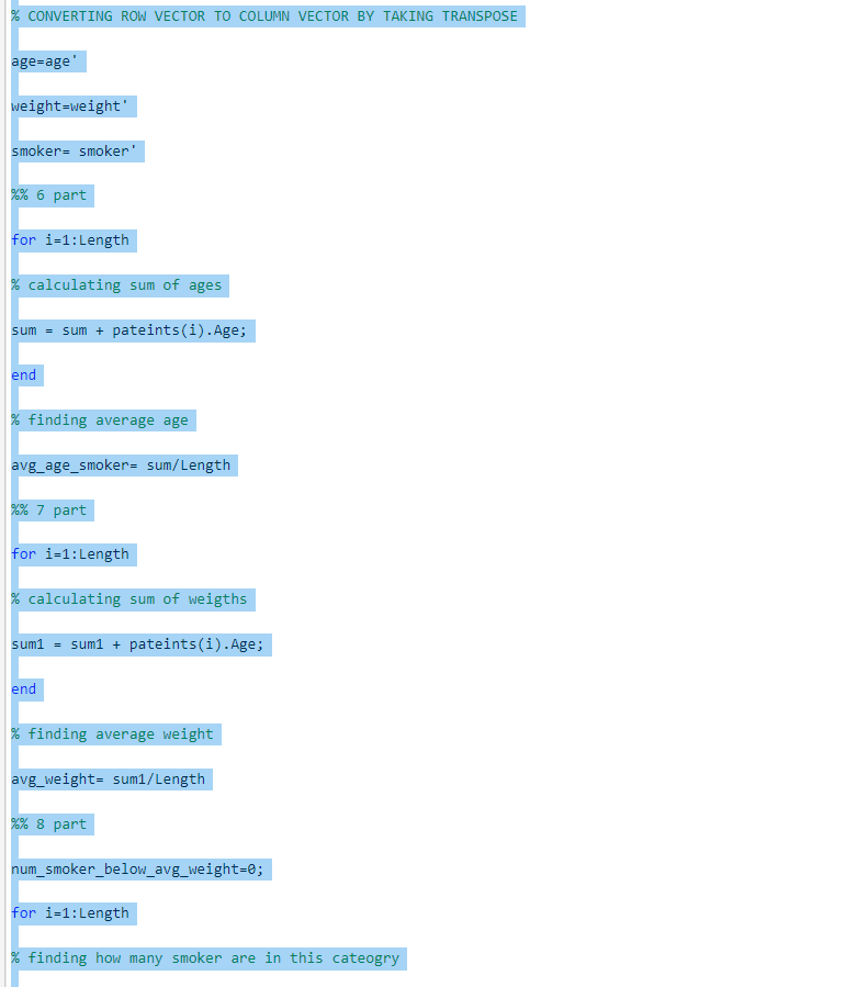 Solved Script ? C Reset 㺺 MATLAB D\% CONVERTING ROW VECTOR | Chegg.com