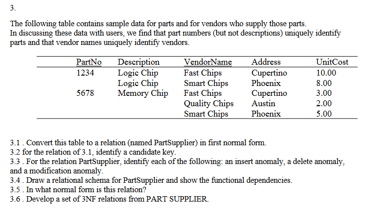 Solved I need help knowing how to create the tables and | Chegg.com