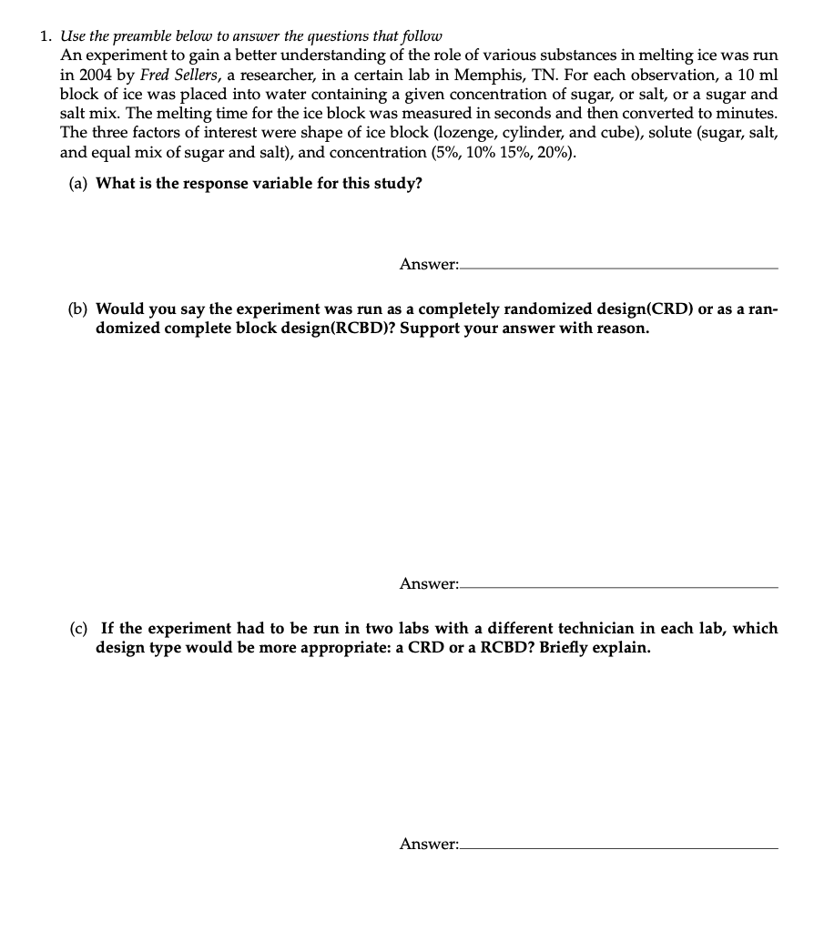 Solved 1. Use the preamble below to answer the questions | Chegg.com Solved 1. Use the preamble below to answer the questions | Chegg.com